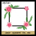 Girly Monogram Frame - SVG & Me