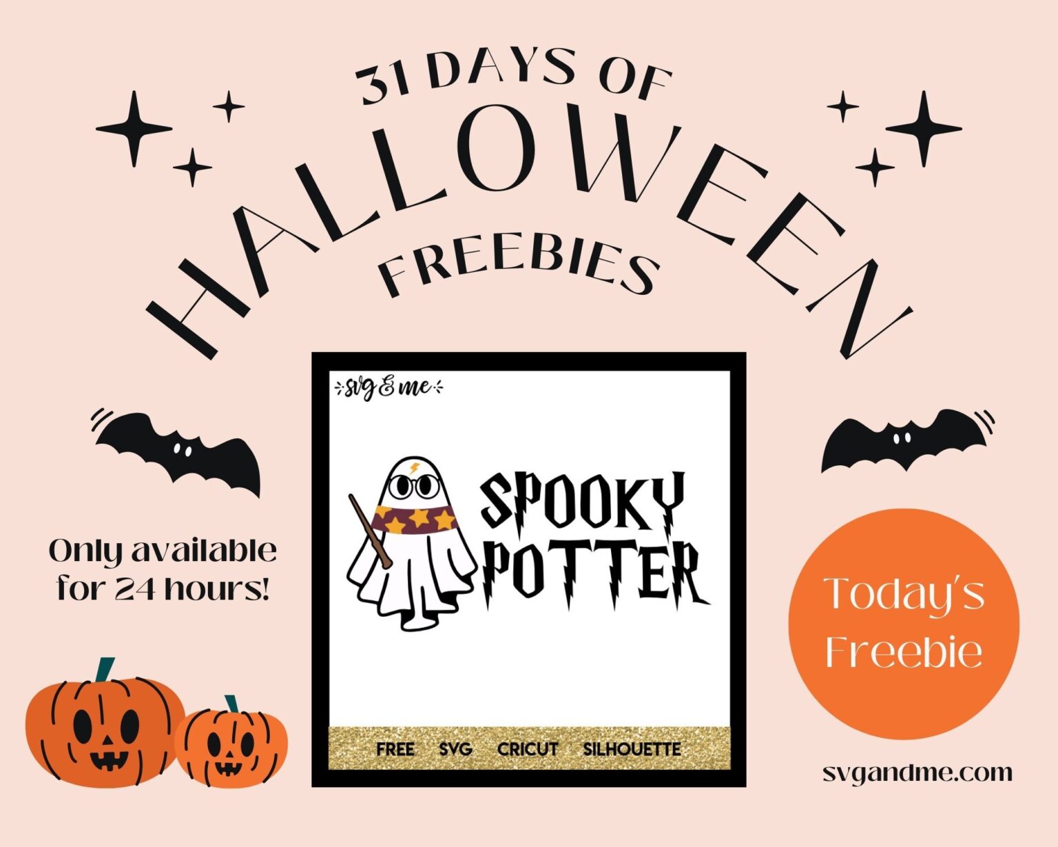 Spooky Potter Halloween Freebie - SVG & Me