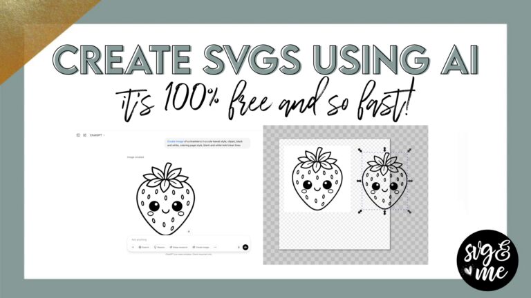 How to Use AI to Create a SVG in Seconds (for free!) - SVG & Me